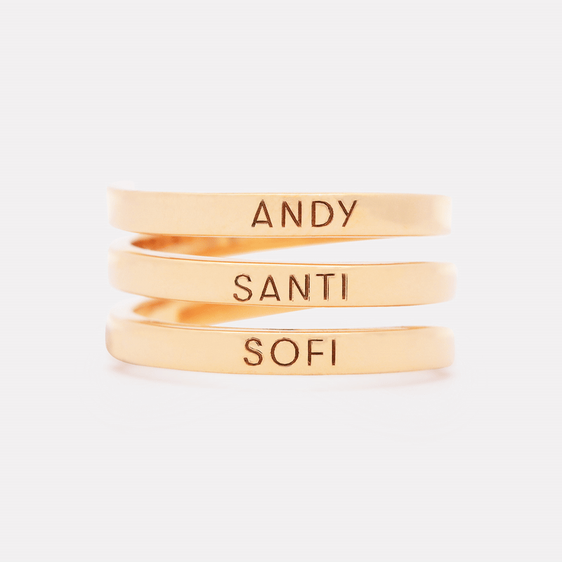Anillo Twist – Roca by María Salinas Joyería